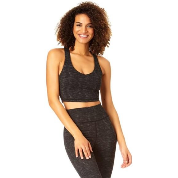 Tops | Awesome Womens V Neck Crop Top Racer Back Workout Exercise Top ...